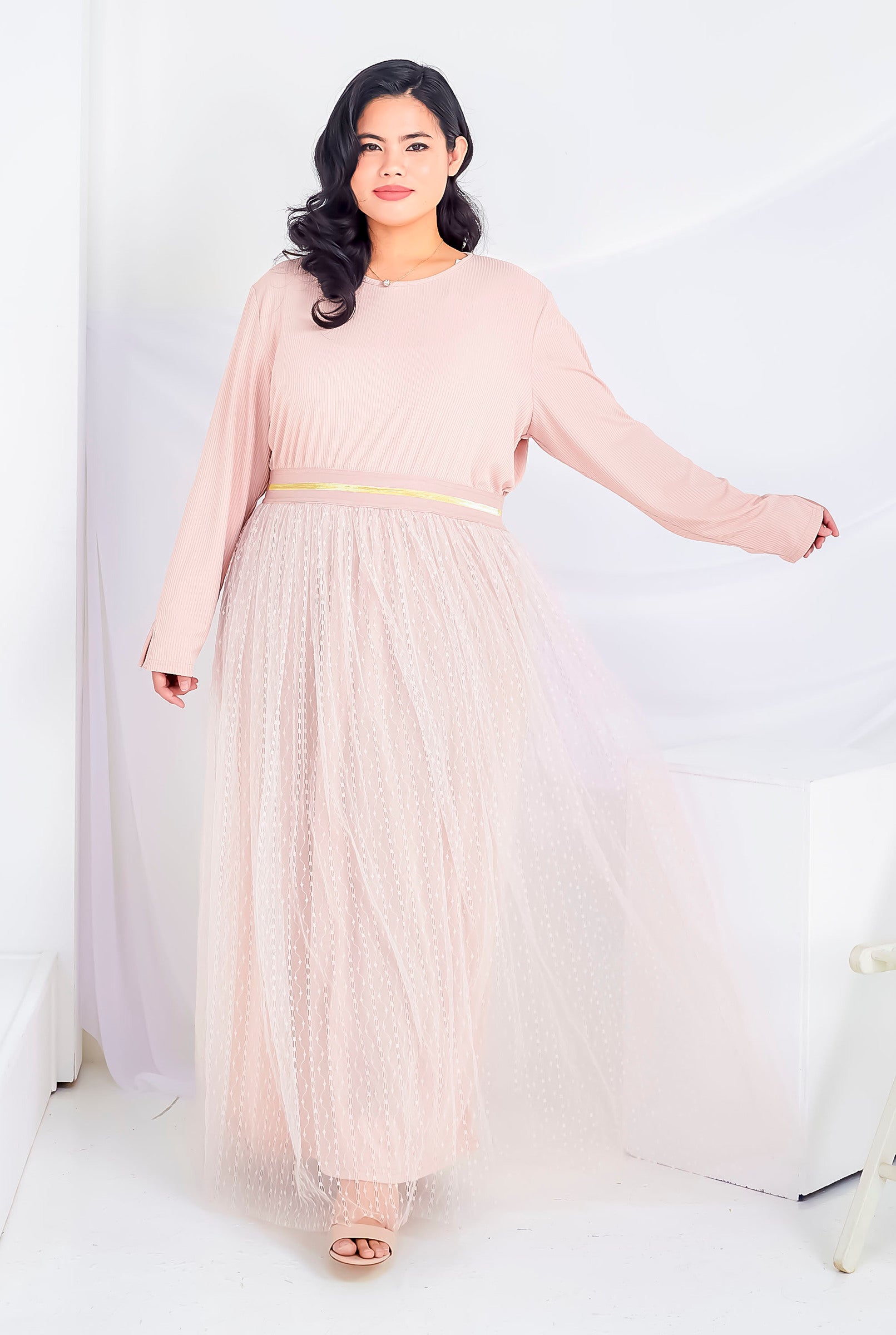 Ms Sasha Tulle Maxi Dress – CURVA FABULOUS