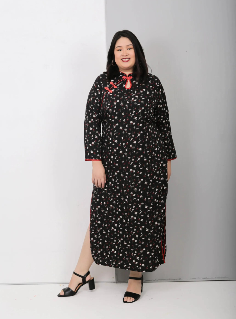 Classic Cheongsam Maxi – CURVA FABULOUS