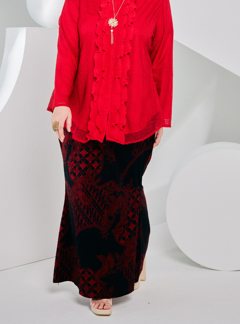 Batik Mermaid Skirt - Rara Skirt – CURVA FABULOUS